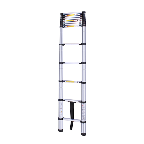 EN131 European Safety Standard Aluminum Telescopic Ladder 5m 13Steps ...
